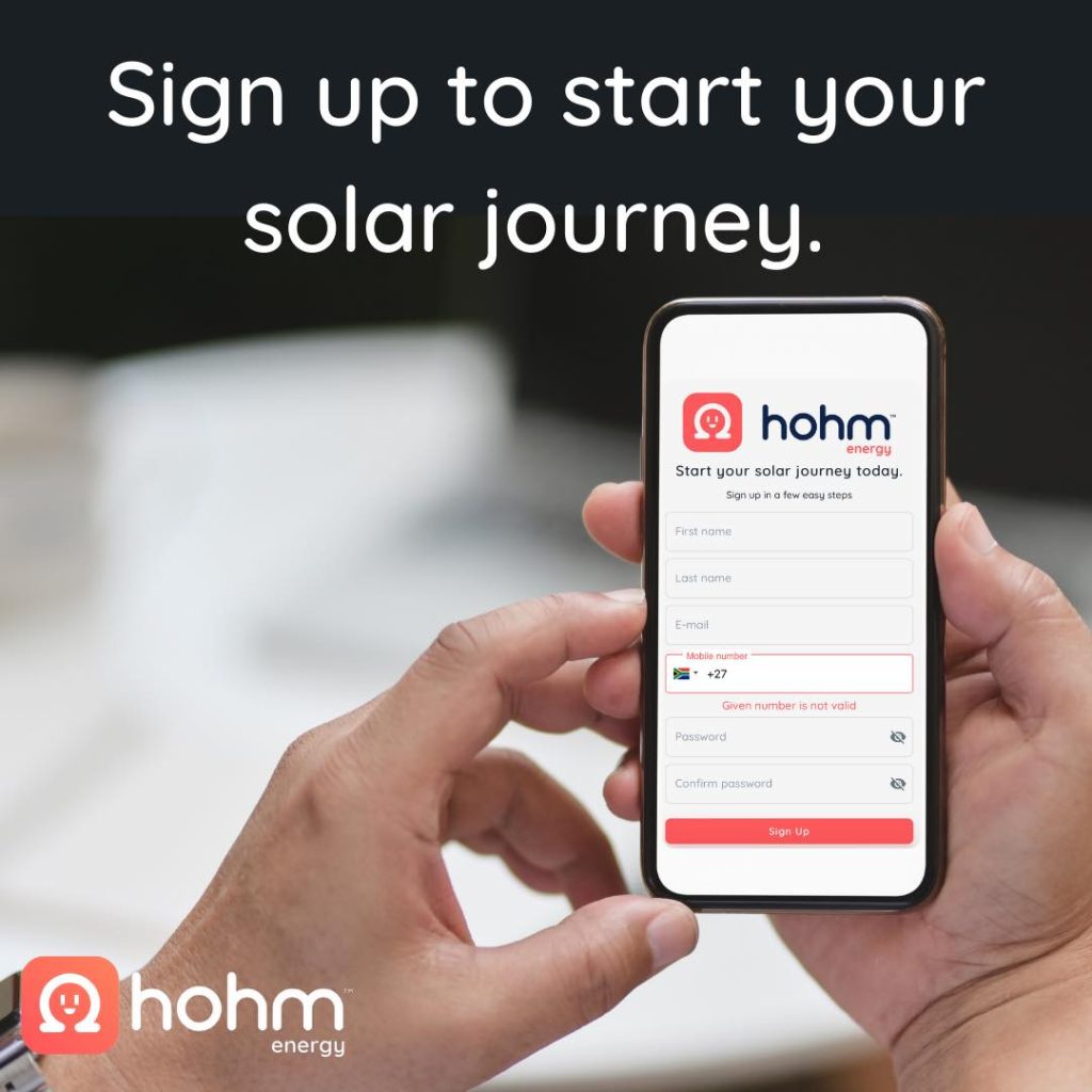 South African Solar Marketplace Hohm Energy Raises USD 8 M in Seed